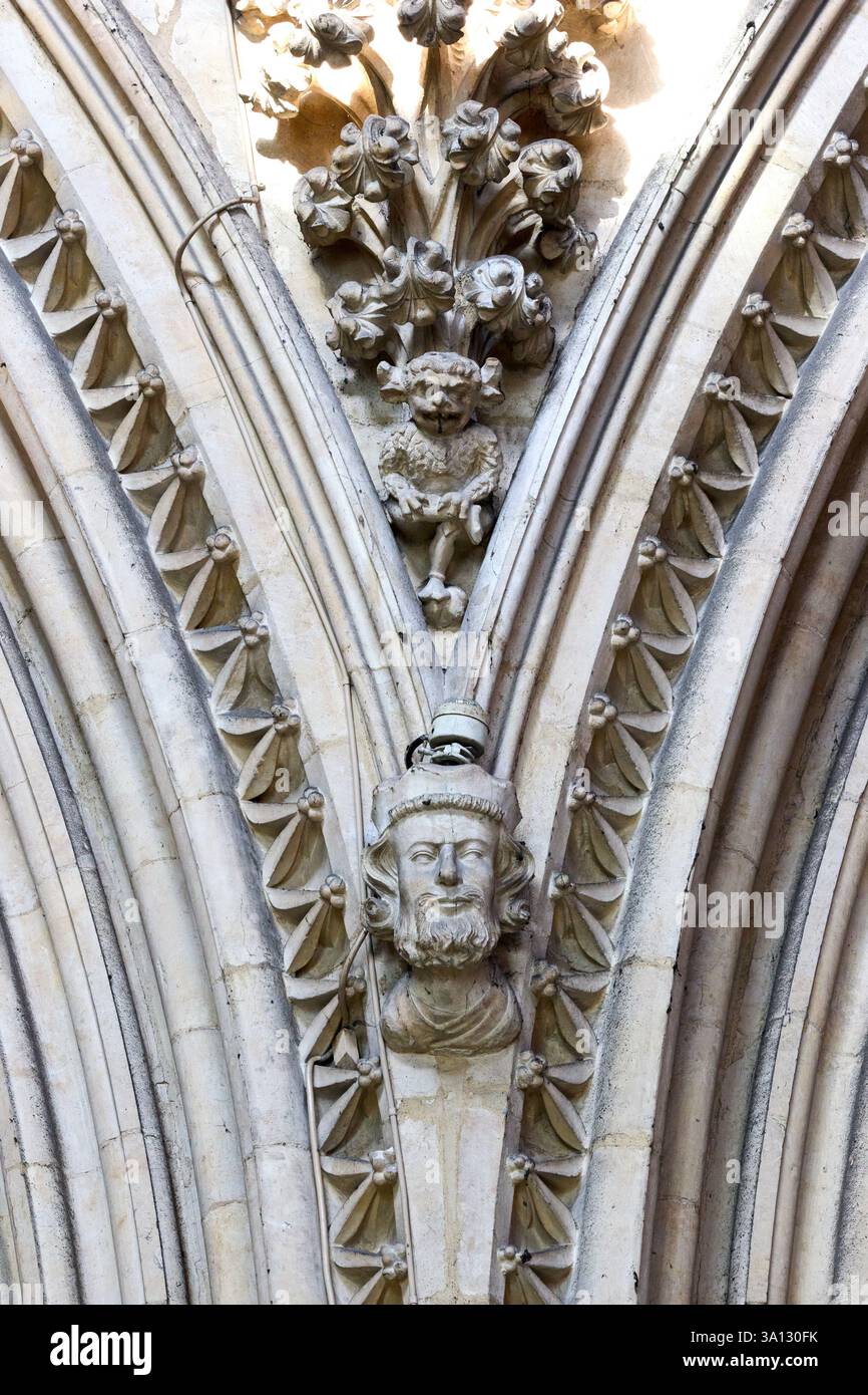 The Lincoln Imp is a small, mischievous stone figure perched high in ...