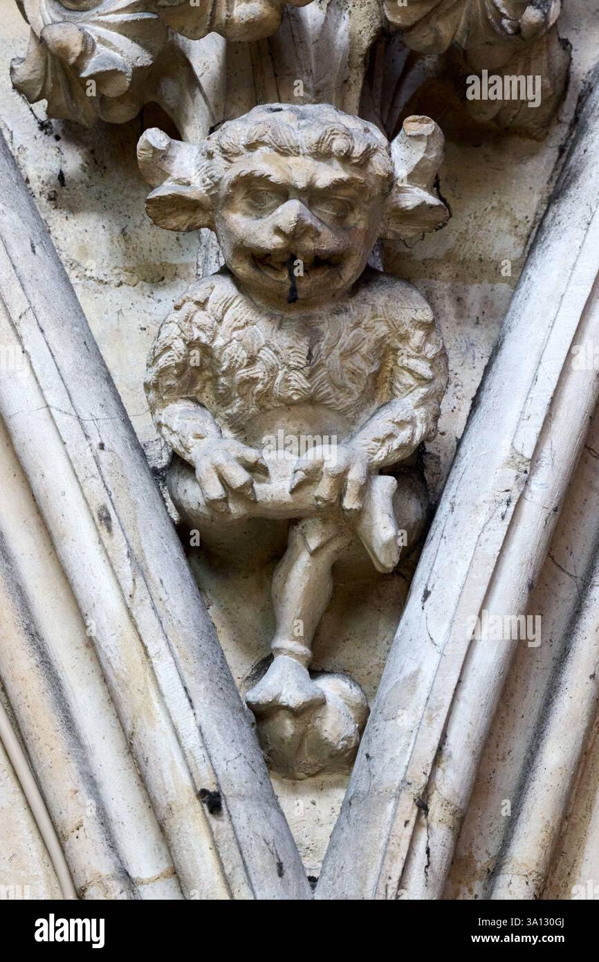 The Lincoln Imp is a small, mischievous stone figure perched high in ...