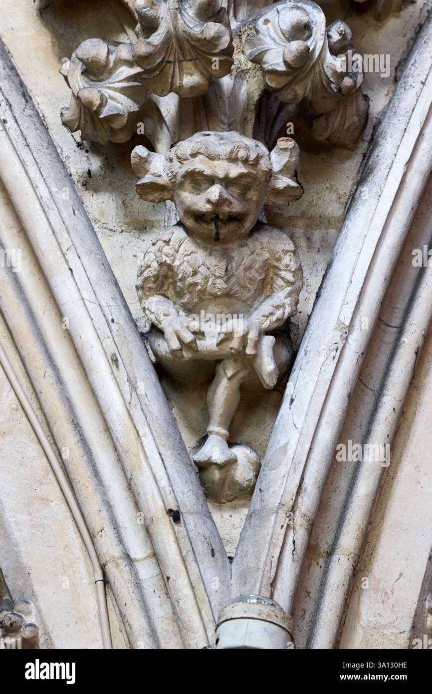The Lincoln Imp is a small, mischievous stone figure perched high in ...