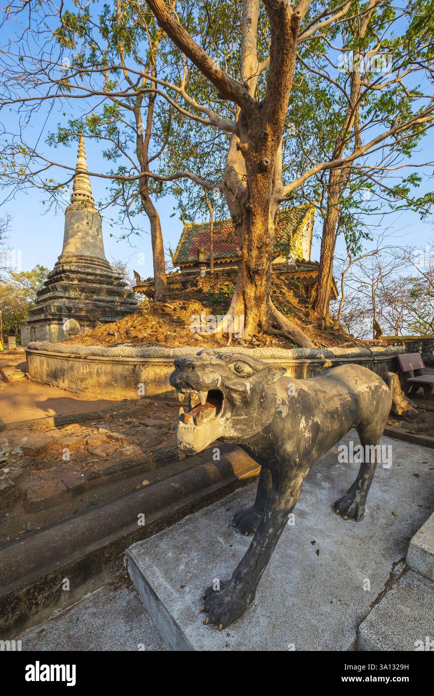 Cambodia, Kandal province, Oudong, former capital of Cambodia for ...