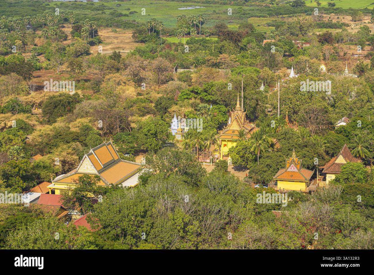 Cambodia, Kandal province, Oudong, former capital of Cambodia for ...