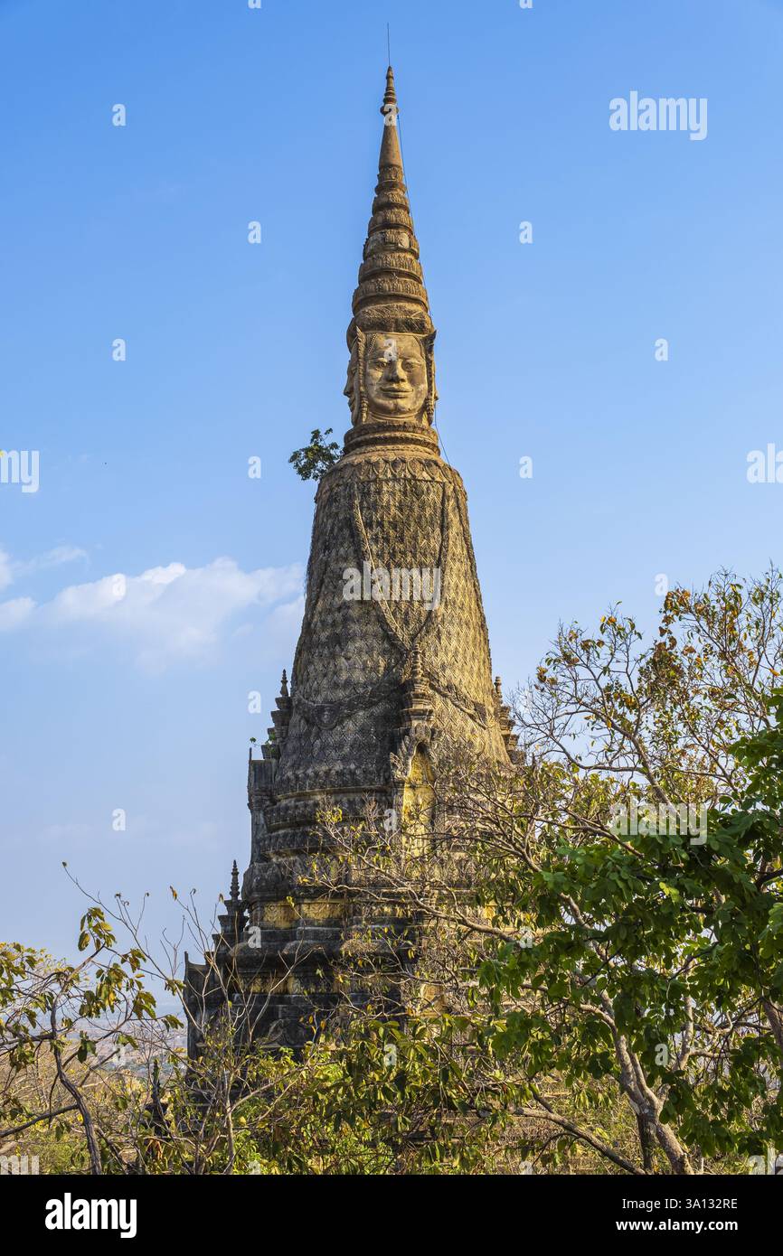 Cambodia, Kandal province, Oudong, former capital of Cambodia for ...