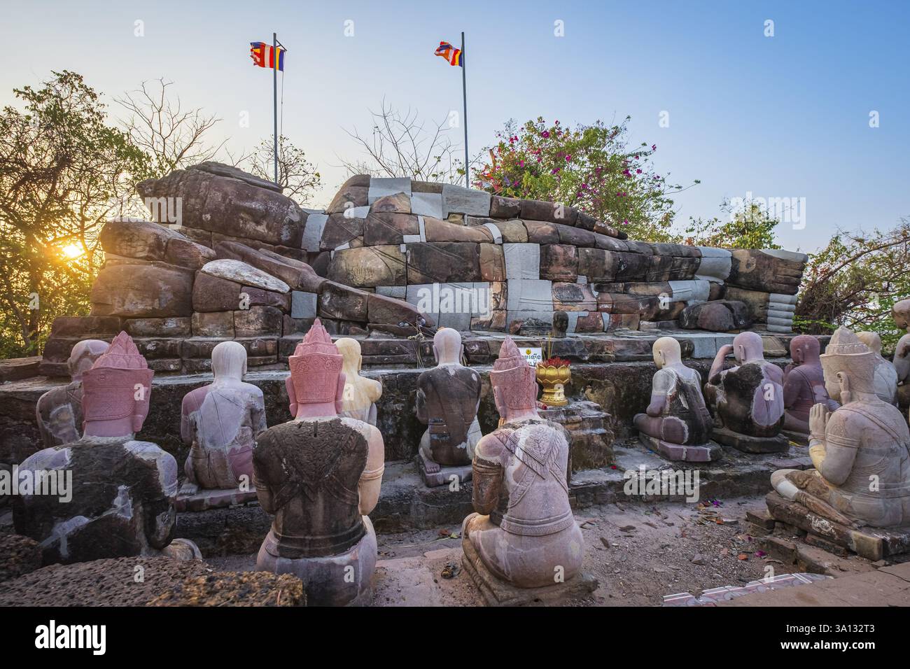 Cambodia, Kandal province, Oudong, former capital of Cambodia for ...