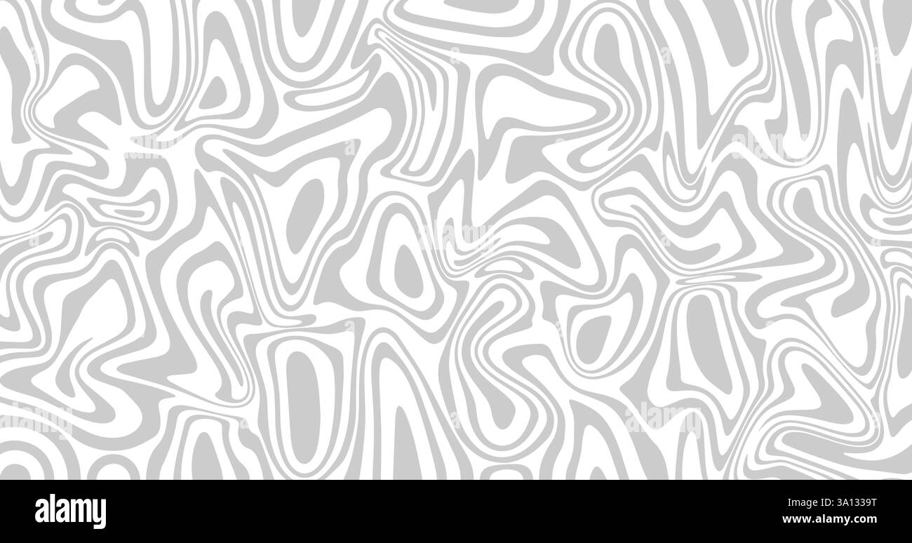 Vector Seamless Pattern with Melted Salted Caramel. Swirl Wavy ...
