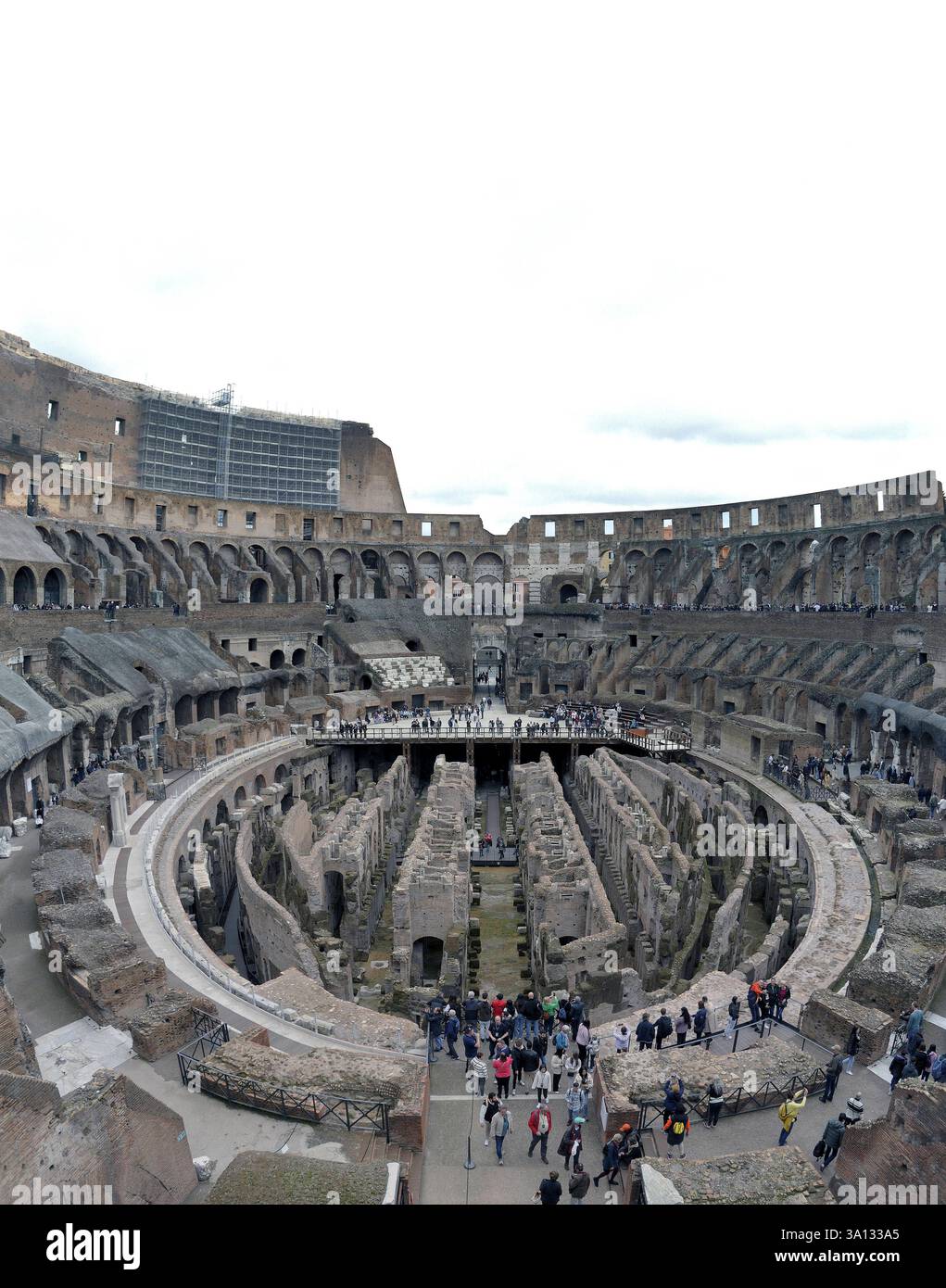 Der Innenraum. Das Kolosseum / Colosseo. Rom, Italien . Das ...