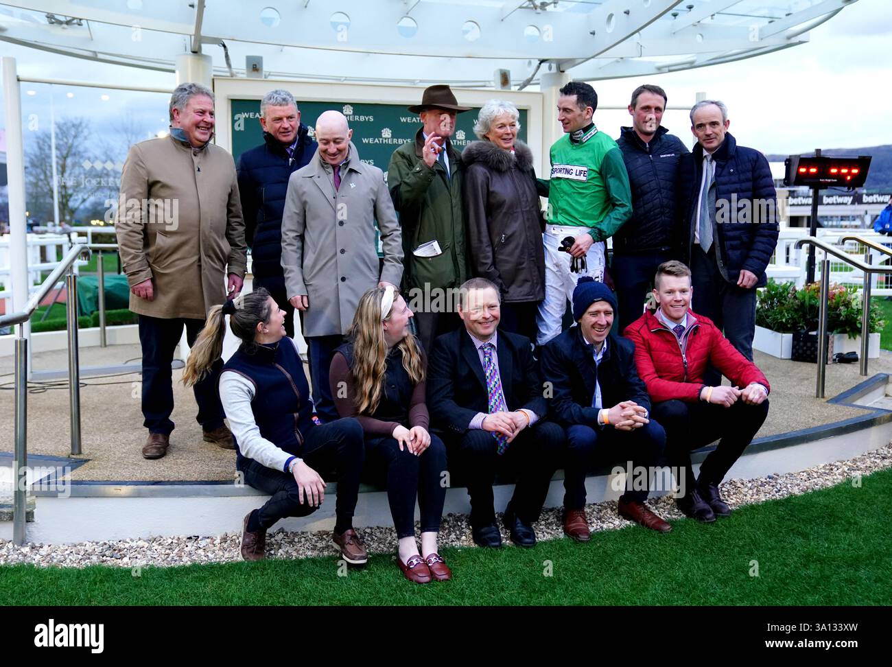 File photo dated 13-03-2024 of Trainer Willie Mullins, wife Jackie ...