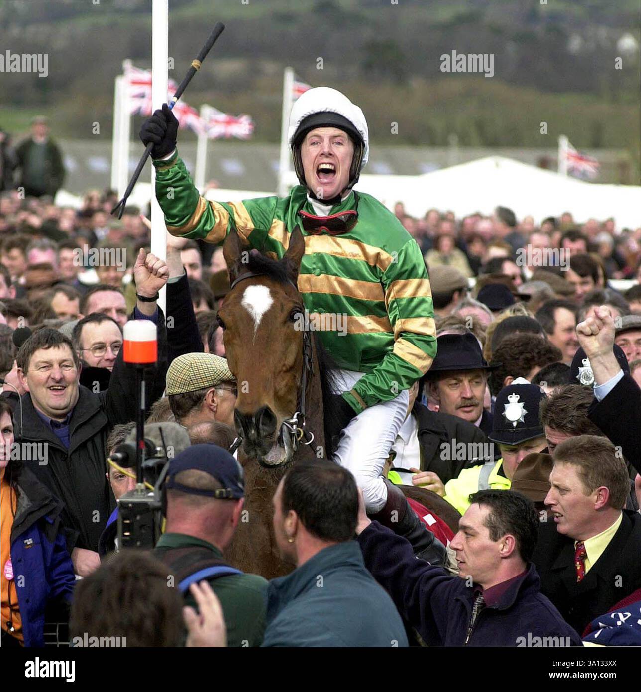 File photo dated 14-03-2000 of Charlie Swan on horse Istabraq ...