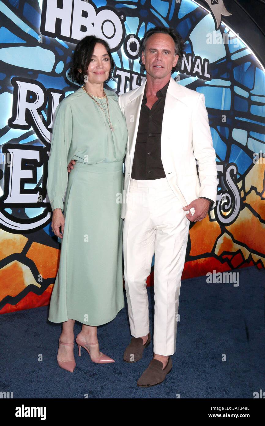 LOS ANGELES -MARCH 5, 2025: Nadia Conners, Walton Goggins at the The ...