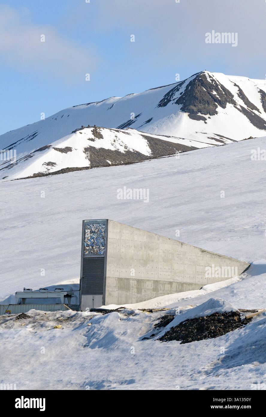 Svalbard Global Seed Vault (Longyearbyen, Svalbard), Norway in June ...