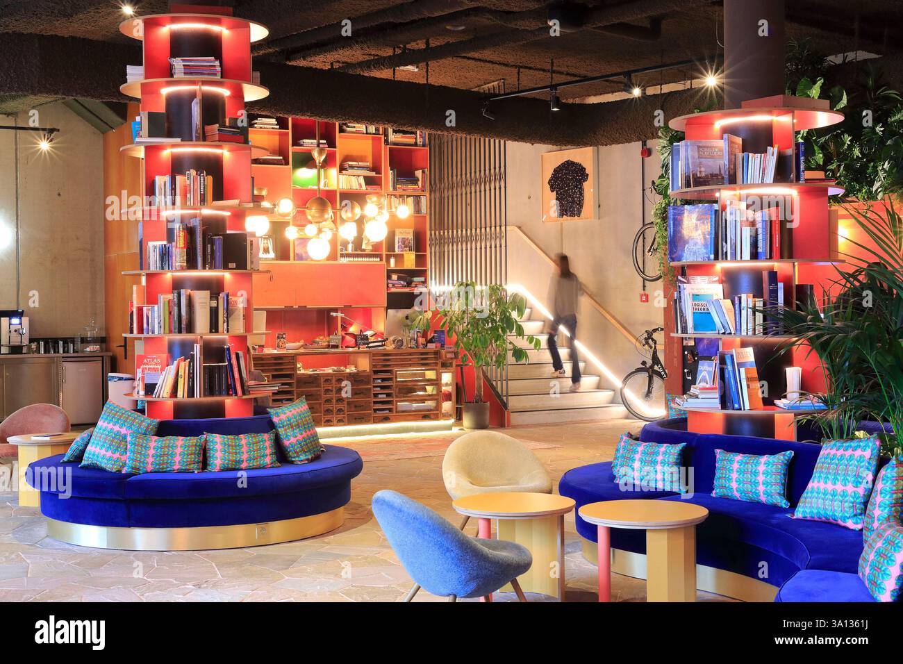 Belgium, Flanders, Antwerp, Harmoniewijk district, Hotel Yust designed ...