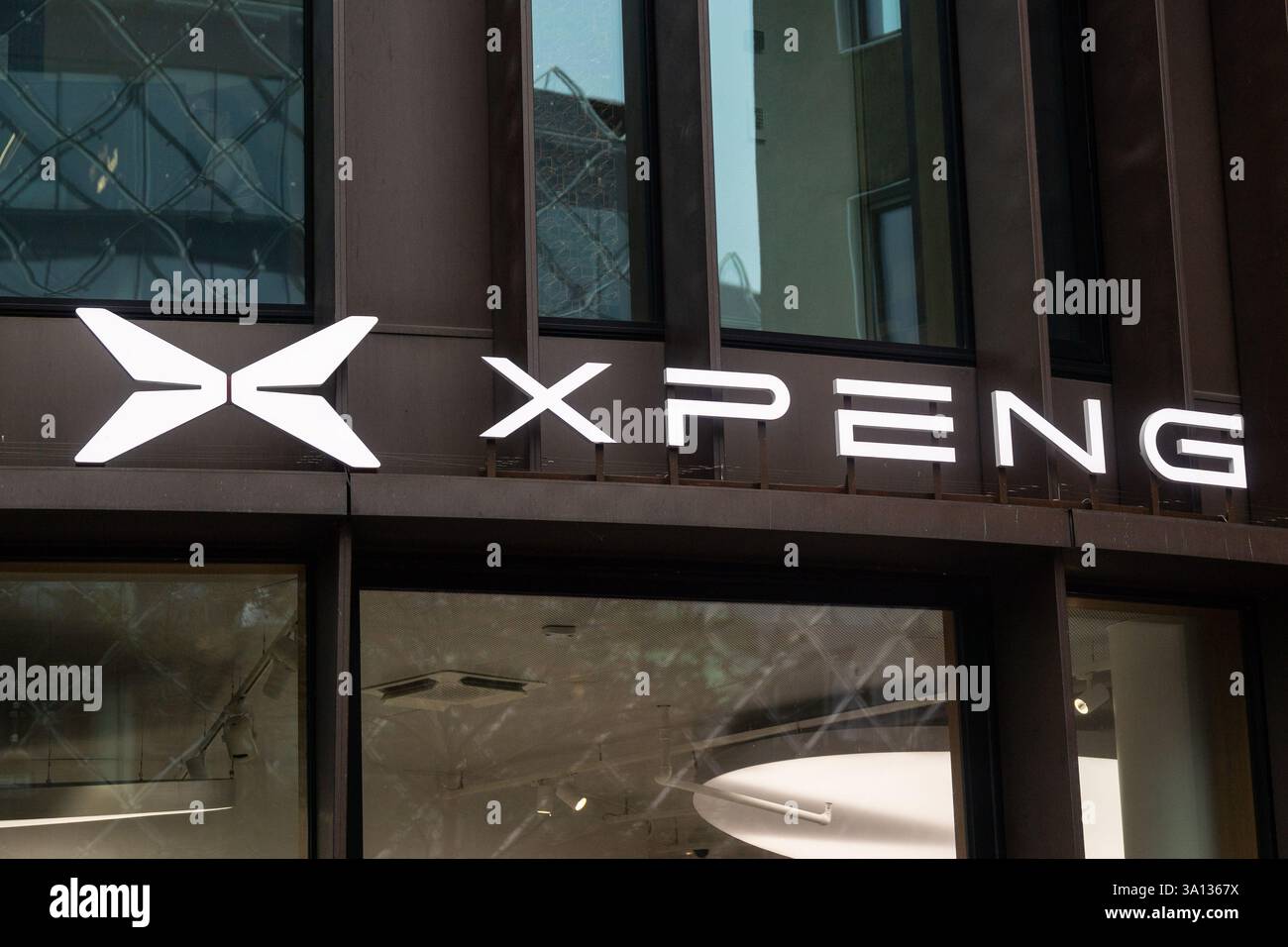 Copenhagen, Denmark. 27th Feb, 2025. A logo of the ChineseÂ electric ...