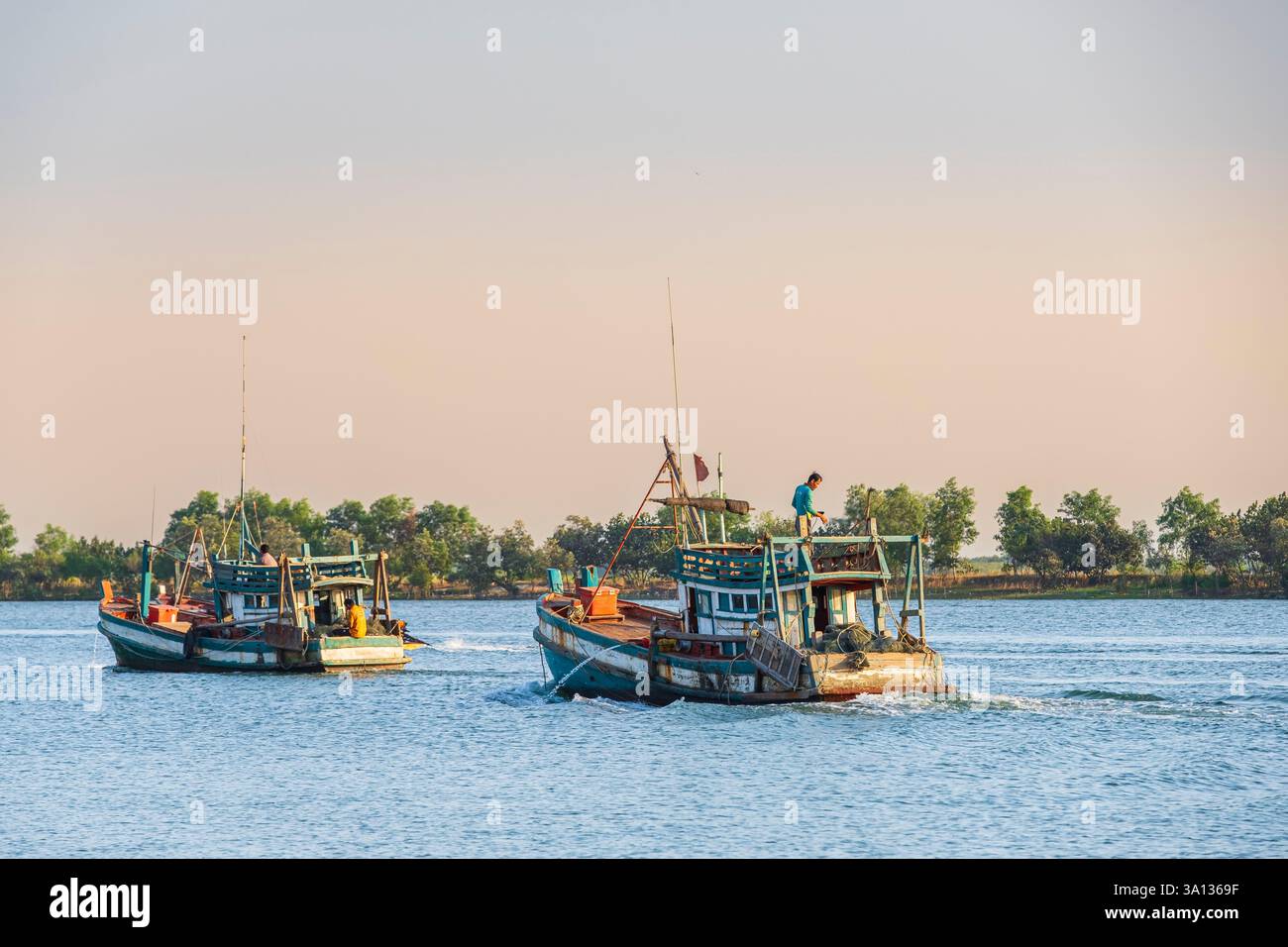Cambodia, Kampot province, Kampot, Kampong Kandal Sangkat hamlet ...