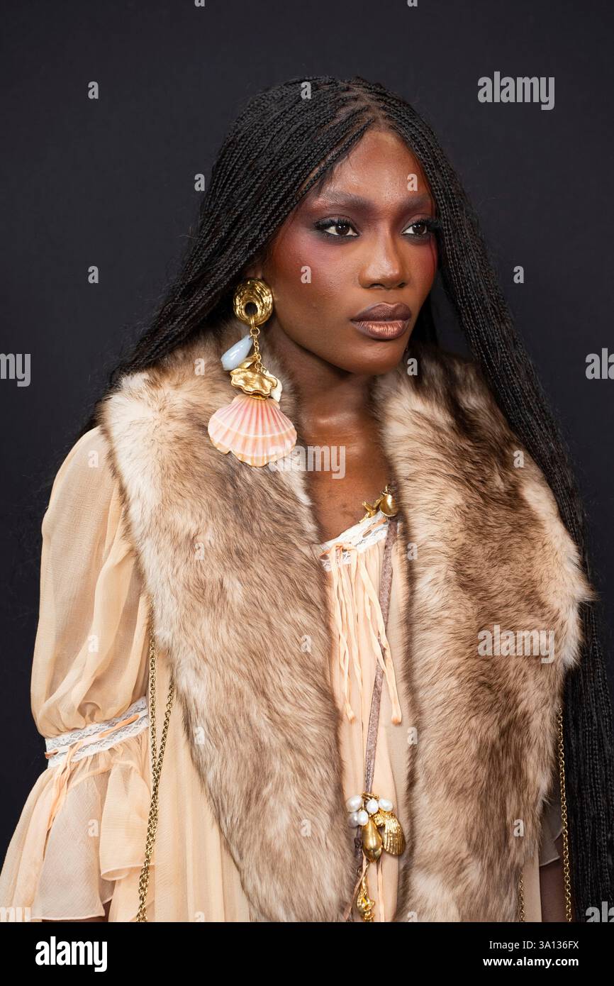Doechii poses before the Chloe Fall/Winter 2025-2026 Womenswear ...