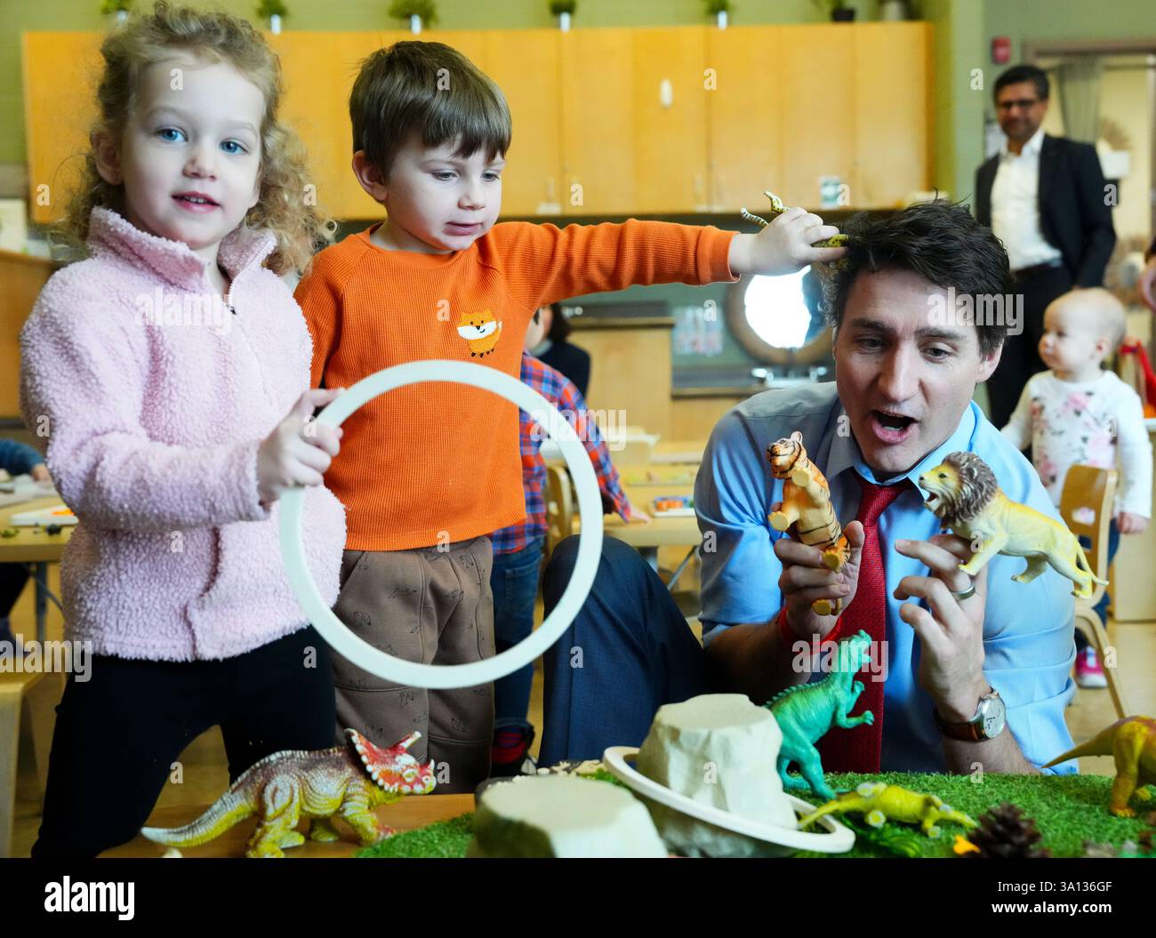 Ottawa, Canada. 06th Mar, 2025. Prime Minister Justin Trudeau visits ...