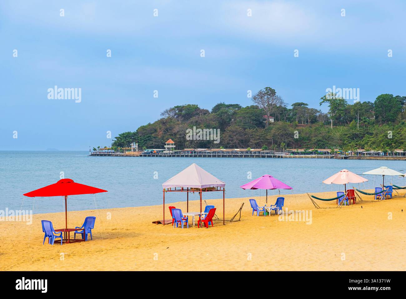 Cambodia, Kep province, Kep searesort, the beach Stock Photo - Alamy