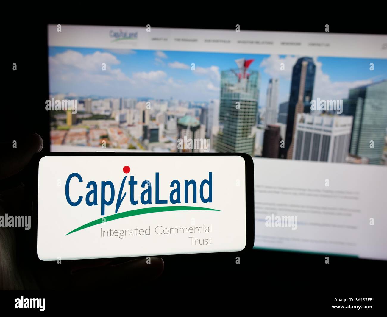 Germany. 5th Dec, 2024. In this photo illustration, a person is holding ...