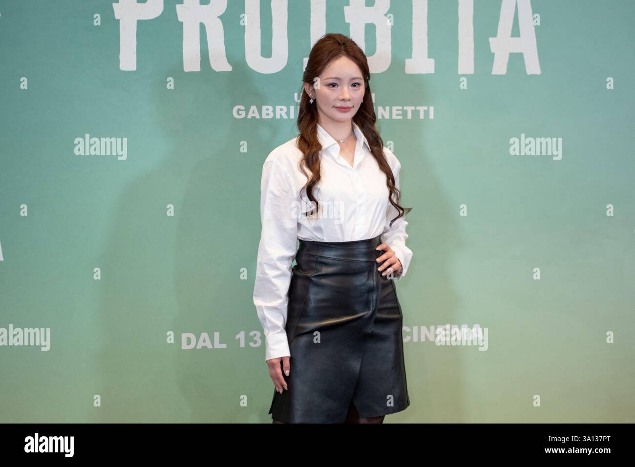 Yaxi Liu attends the photocall for ''La Citta proibita'' at the Hotel ...