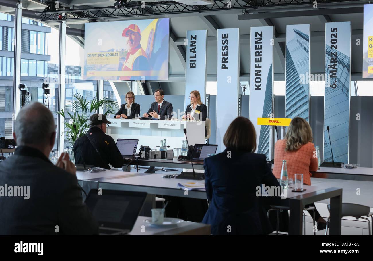 V.l. Melanie Kreis, Vorstand Finanzen Deutsche Post AG, Tobias Meyer ...