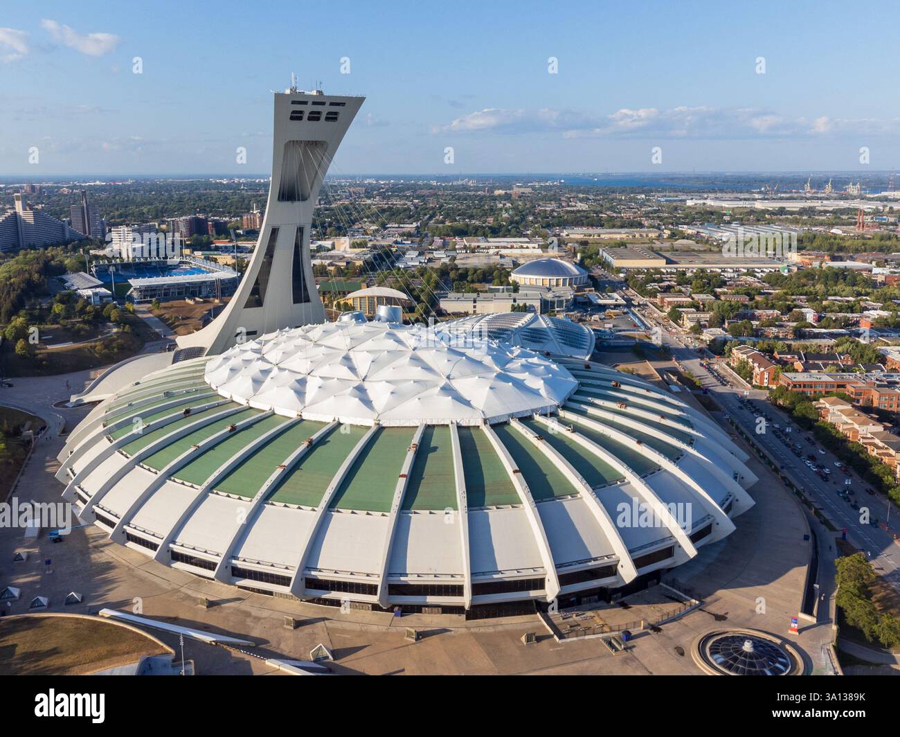 Montreal Olympic Stadium (The Big O). Montreal, Quebec, Canada Stock ...