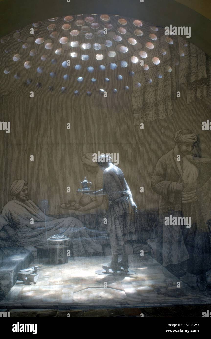 A sculptural exhibition showing the life of the late 19th century in ...