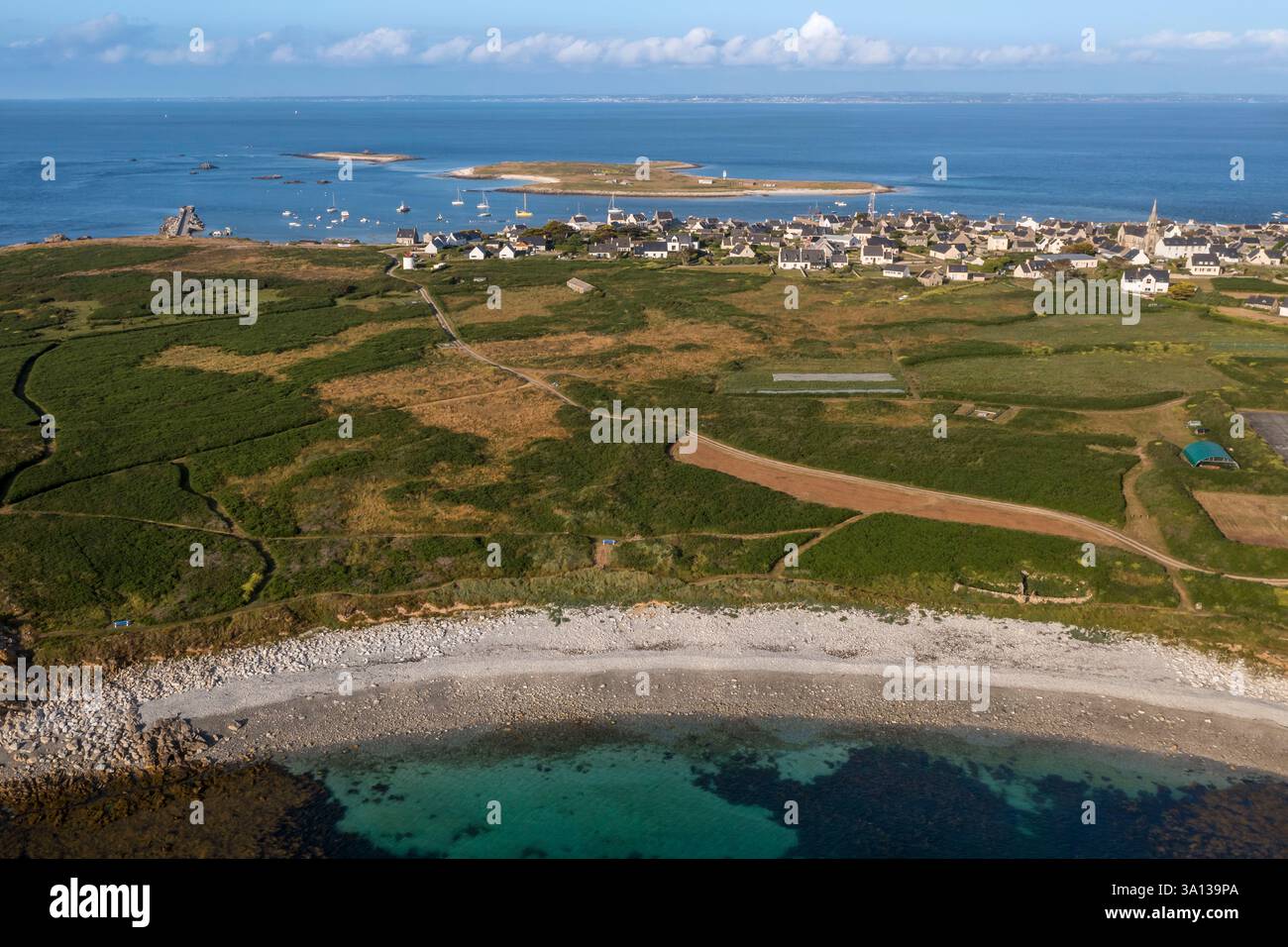 France, Finistère, Iroise Sea, Molene archipelago, Molene Island, Toul ...