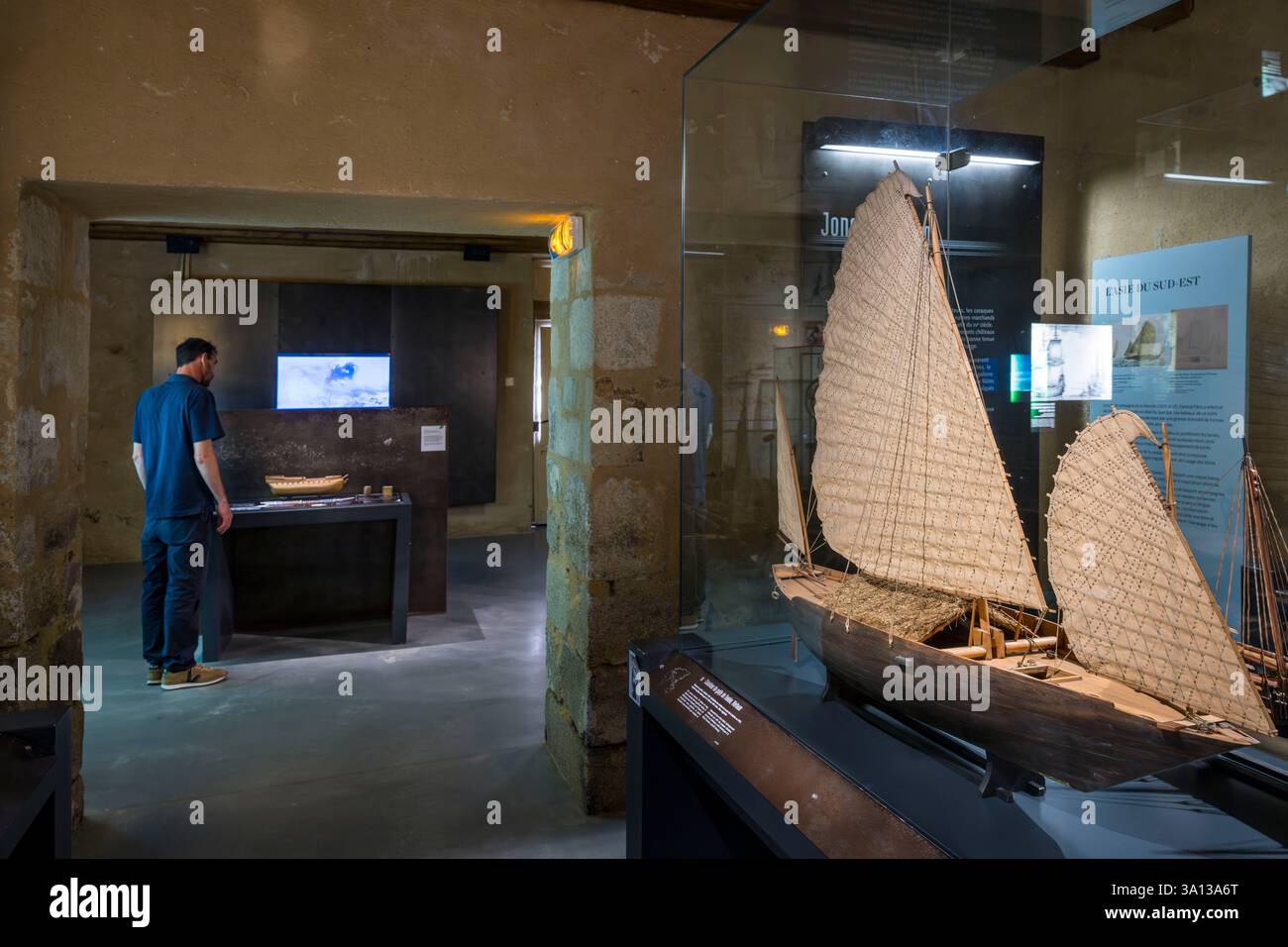 France, Morbihan, Port-Louis, Port Louis Citadel, national maritime ...