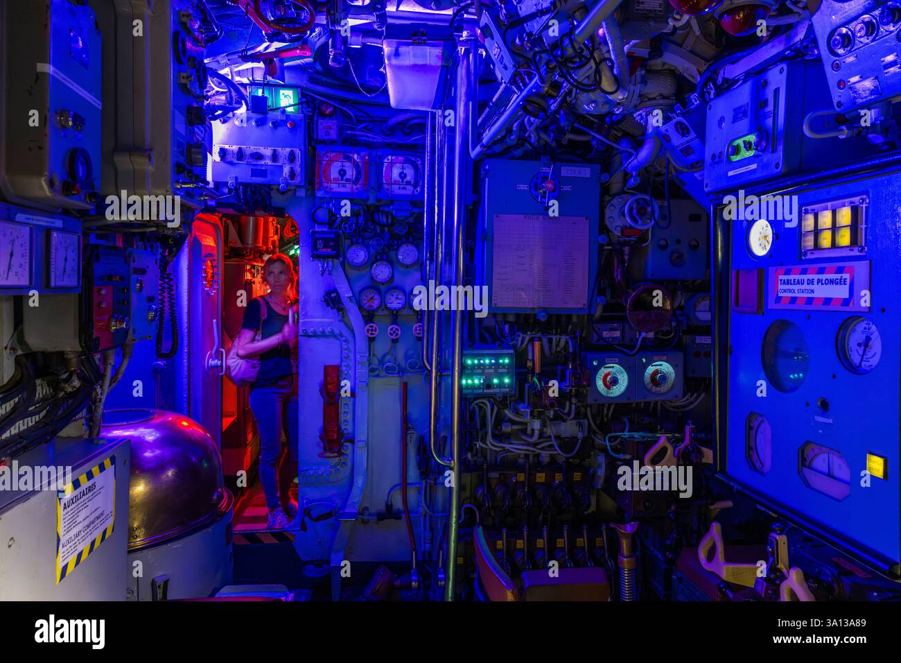 France, Morbihan, Lorient, Lorient La Base, former submarine base built ...