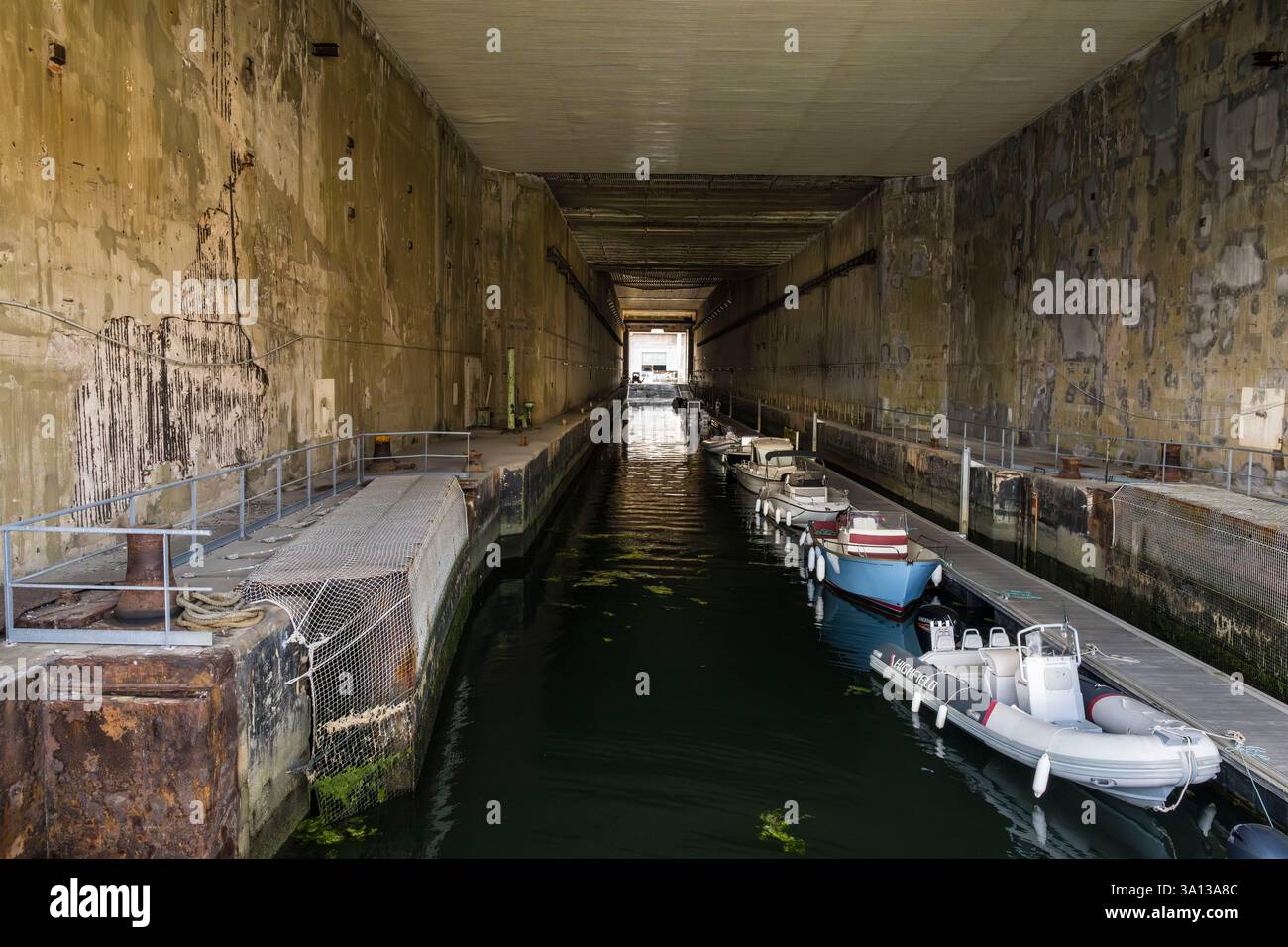 France, Morbihan, Lorient, Lorient La Base, former submarine base built ...