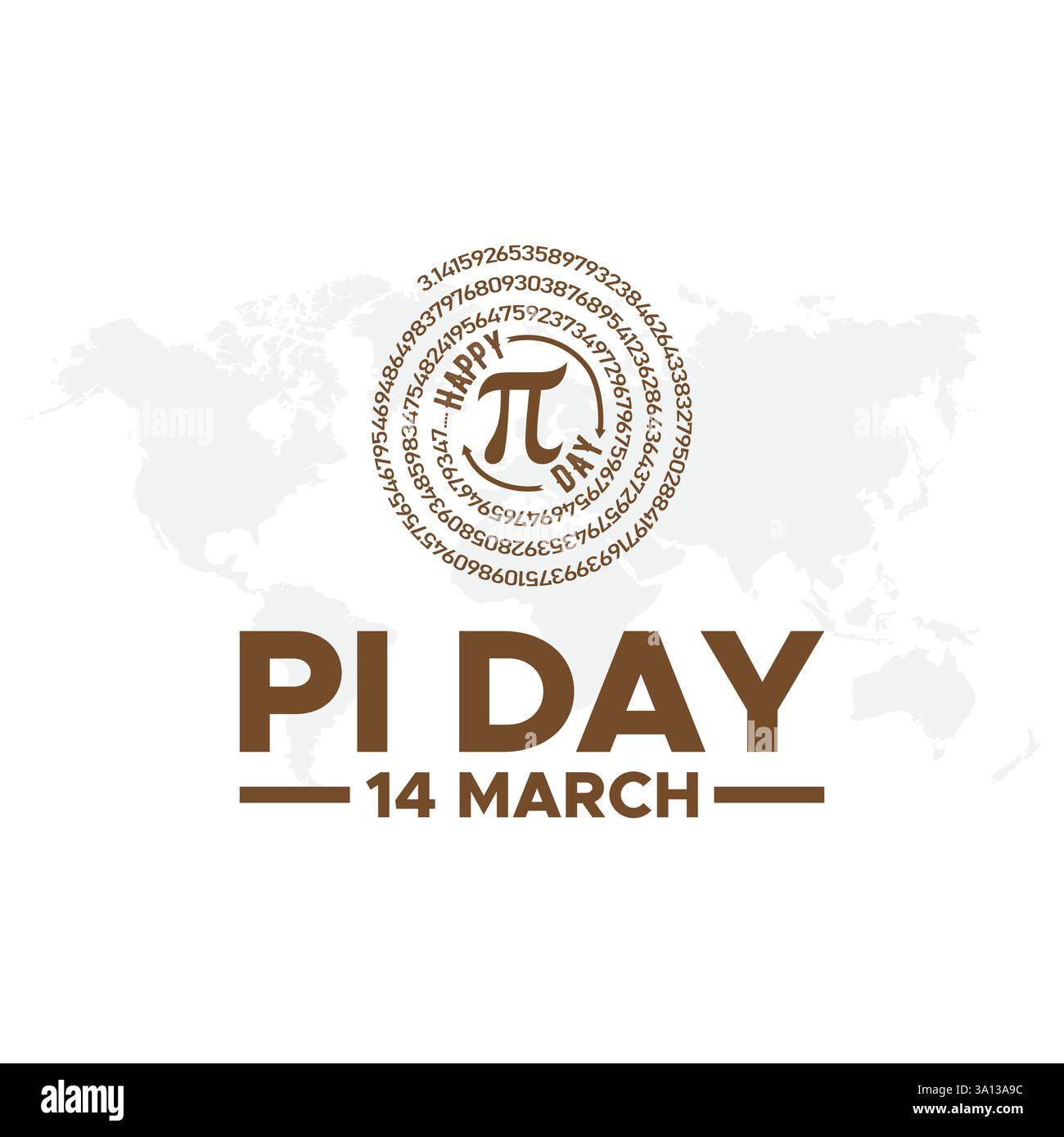 Happy Pi Day Design. Happy Pi Day vector Design template. International ...