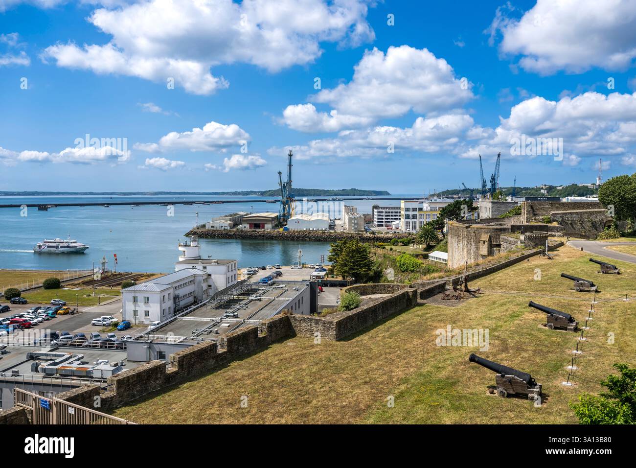 France, Finistère, Brest, the arsenal, the Rade-Abri of the military ...