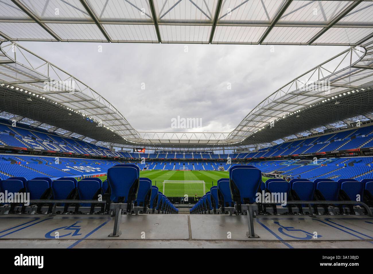 General View inside the Stadium during the Real Sociedad v Manchester ...