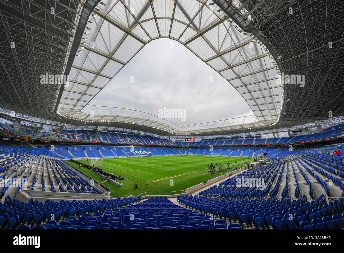 General View inside the Stadium during the Real Sociedad v Manchester ...