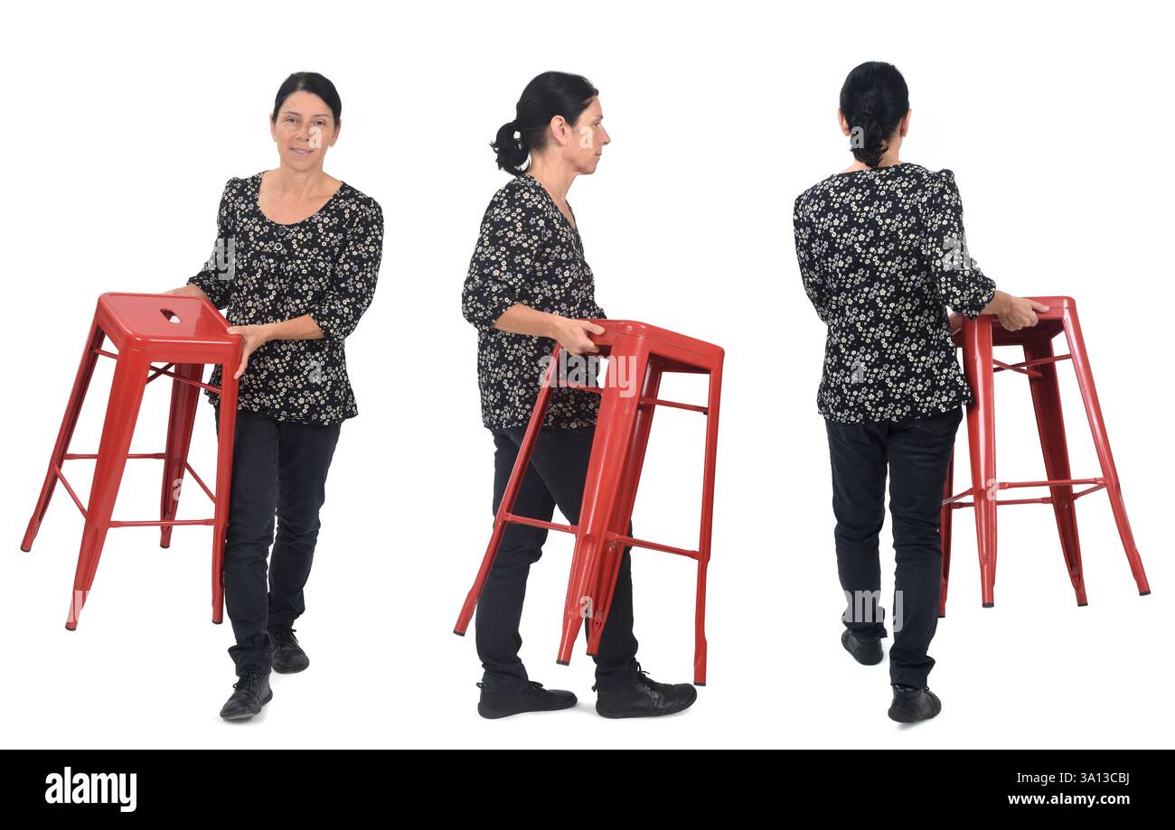 Woman carrying a camera on set hi-res stock photography and images - Alamy