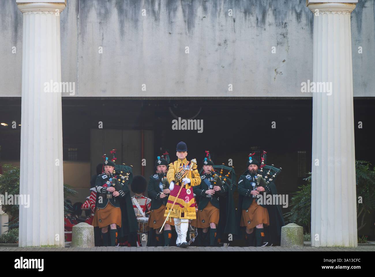Wellington Barracks, London, UK. 6th Mar, 2025. Annual inspection of ...