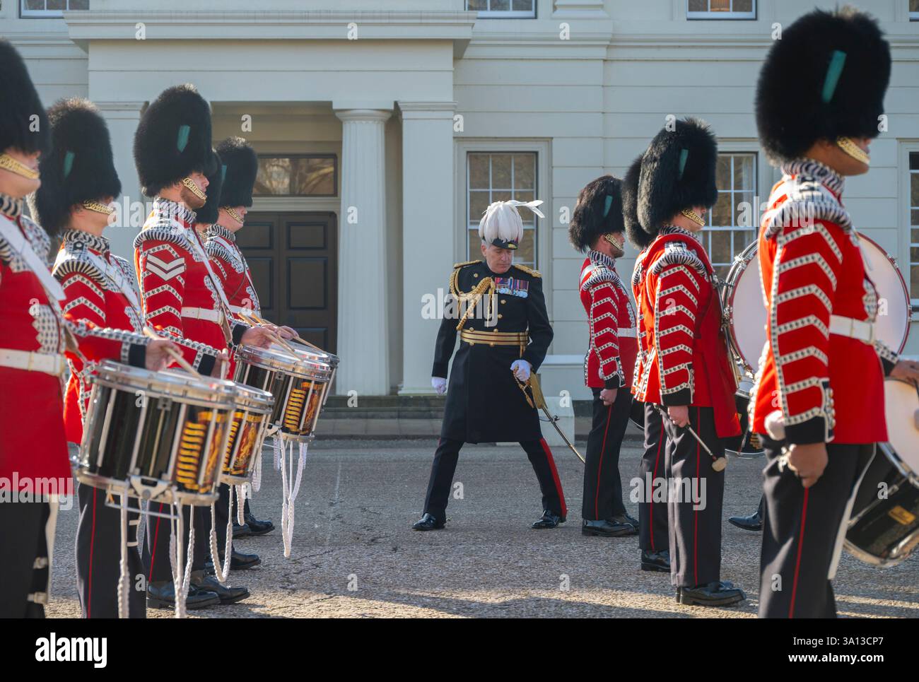 Wellington Barracks, London, UK. 6th March, 2025. Annual inspection of ...