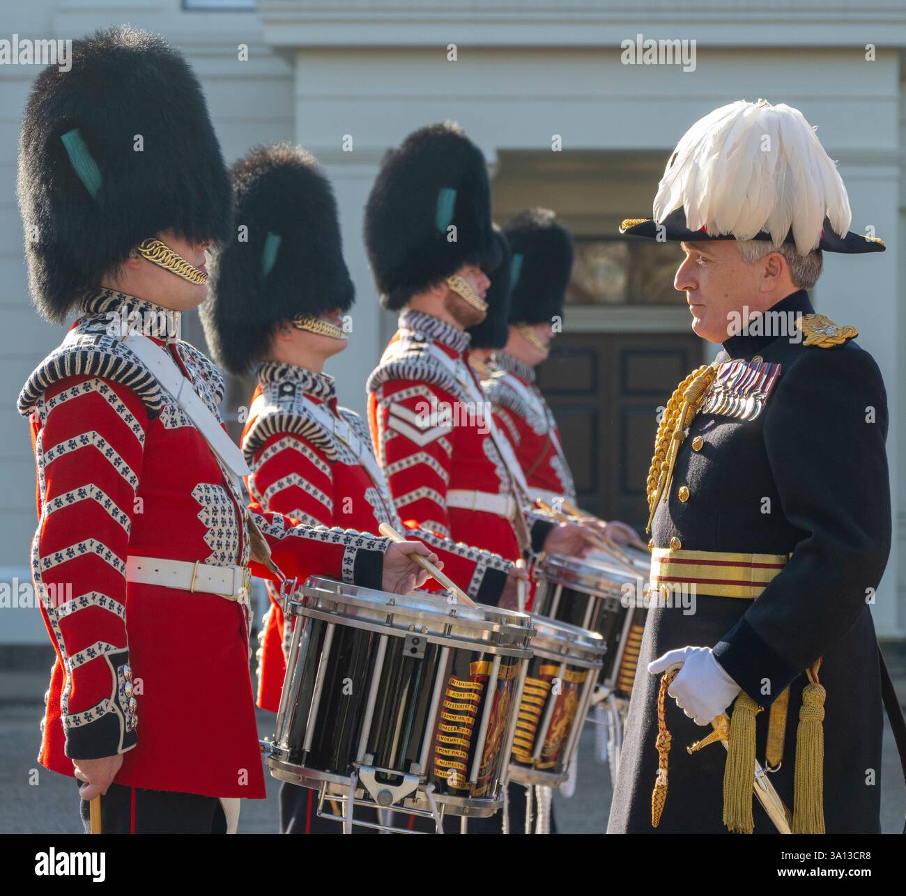 Wellington Barracks, London, UK. 6th March, 2025. Annual inspection of ...