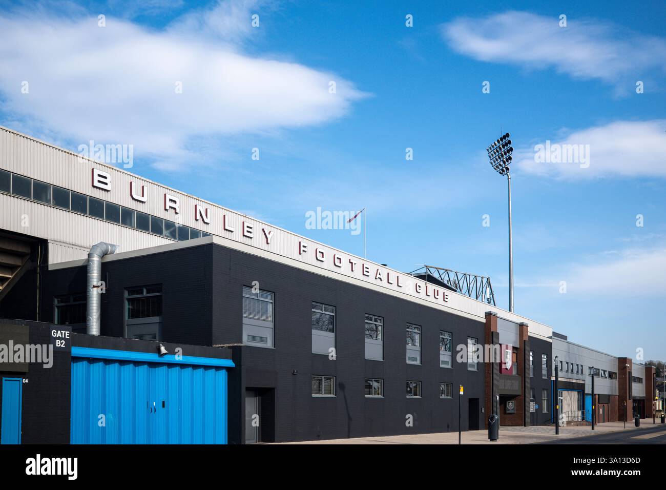 Bob Lord Stand, Turf Moor the home of of Burnley Football Club ...