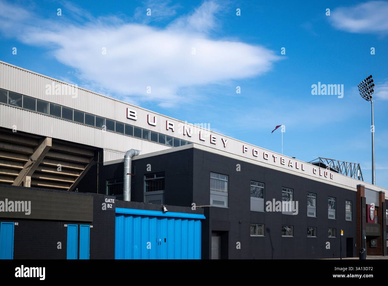Bob Lord Stand, Turf Moor the home of of Burnley Football Club ...