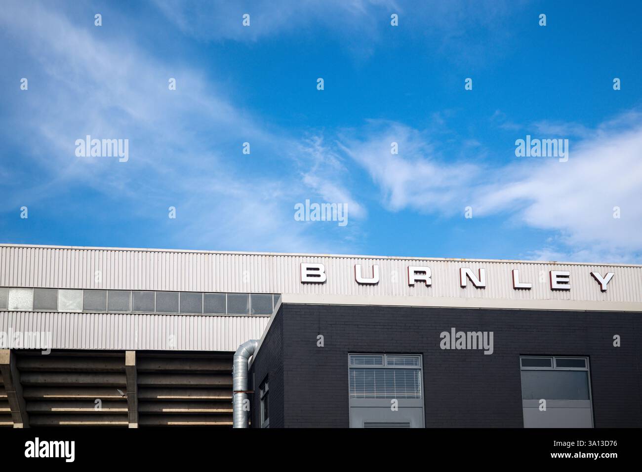 Bob Lord Stand, Turf Moor the home of of Burnley Football Club ...