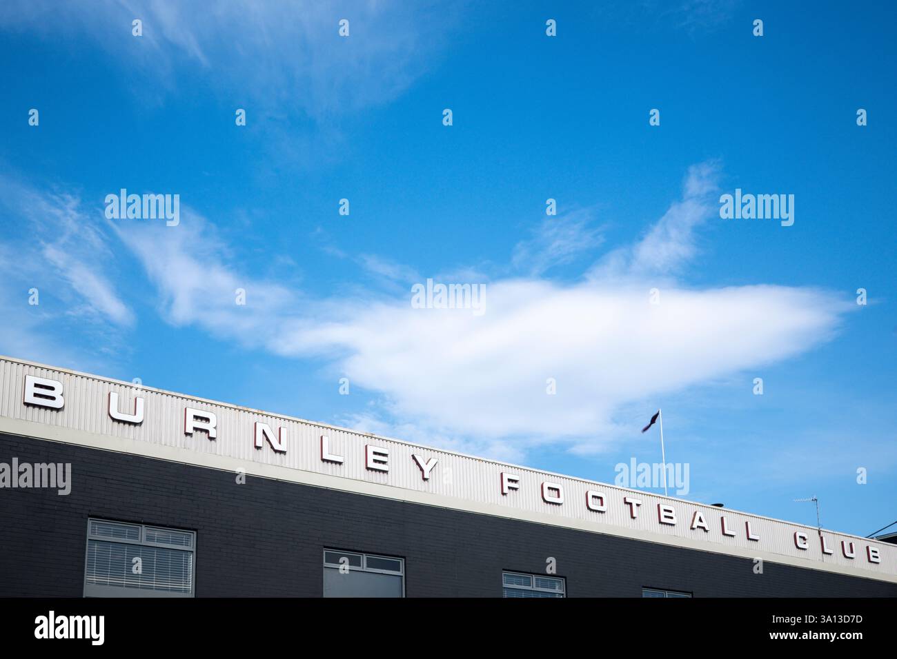 Bob Lord Stand, Turf Moor the home of of Burnley Football Club ...