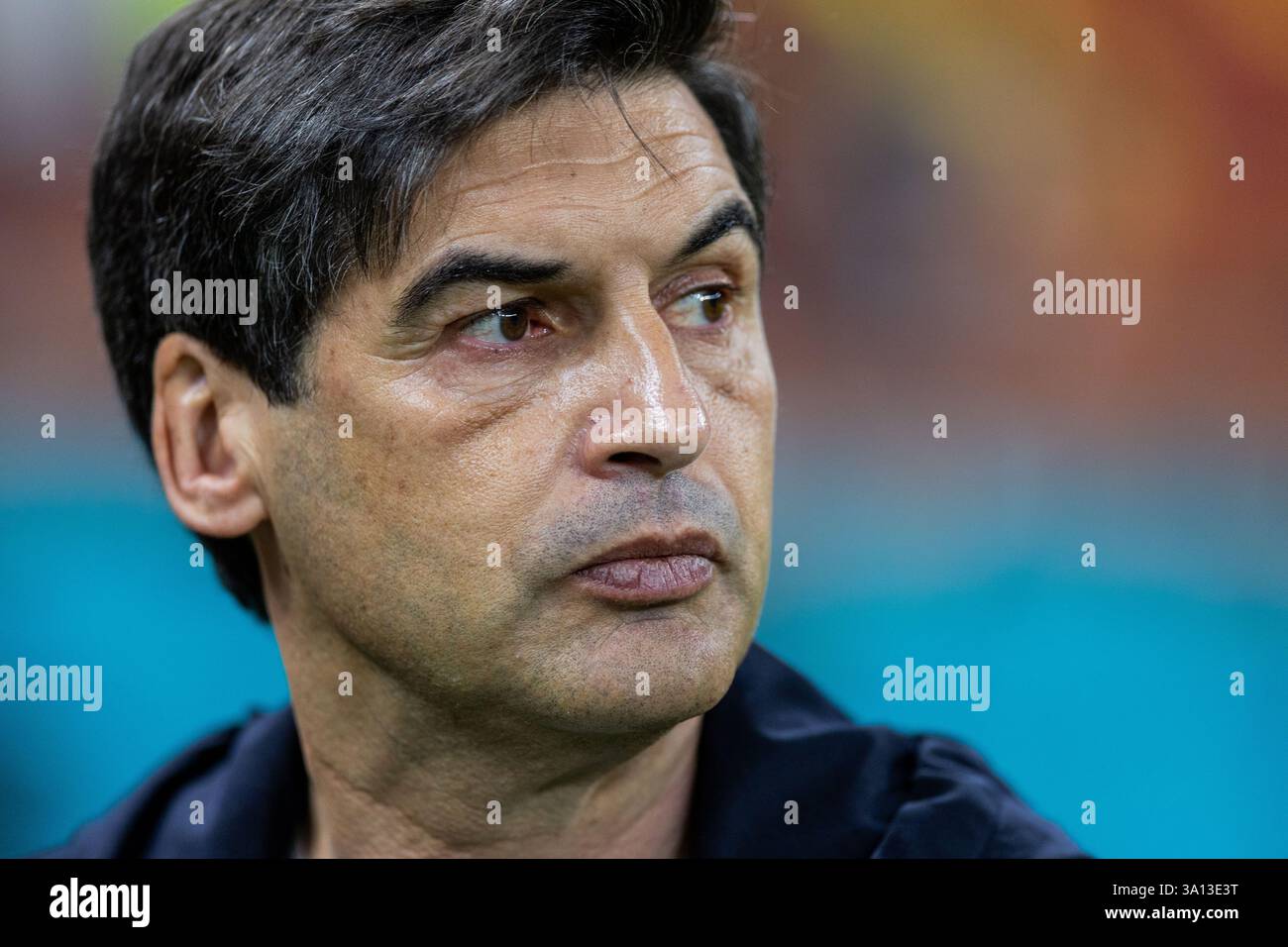 Lyon Manager, Paulo Fonseca, during the UEFA Europa League, Round of 16 ...