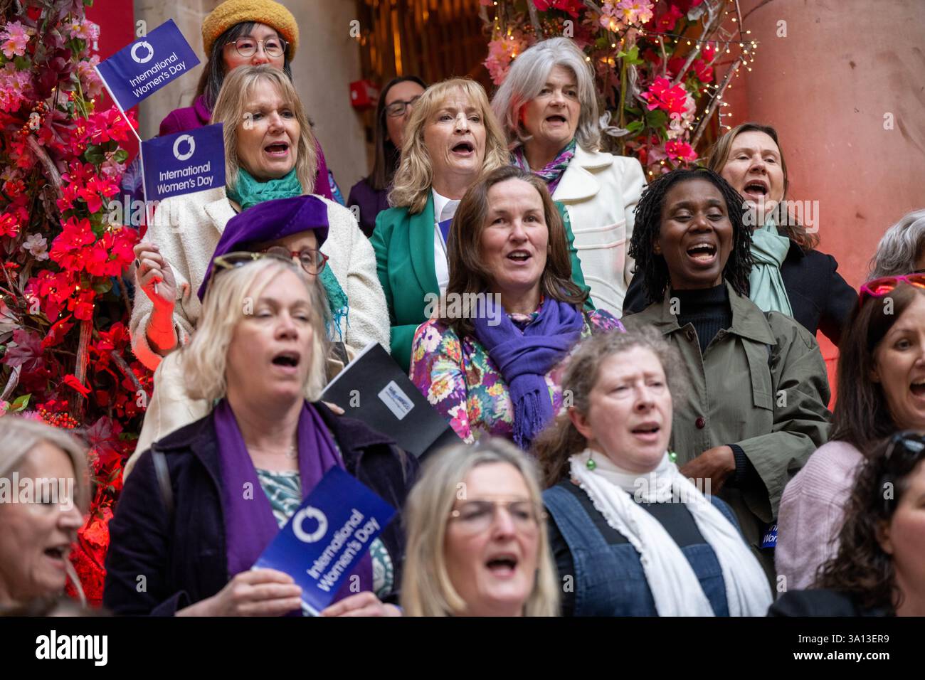 London, UK. 06th Mar, 2024. City of Women 2025, Women's Day Choir ...
