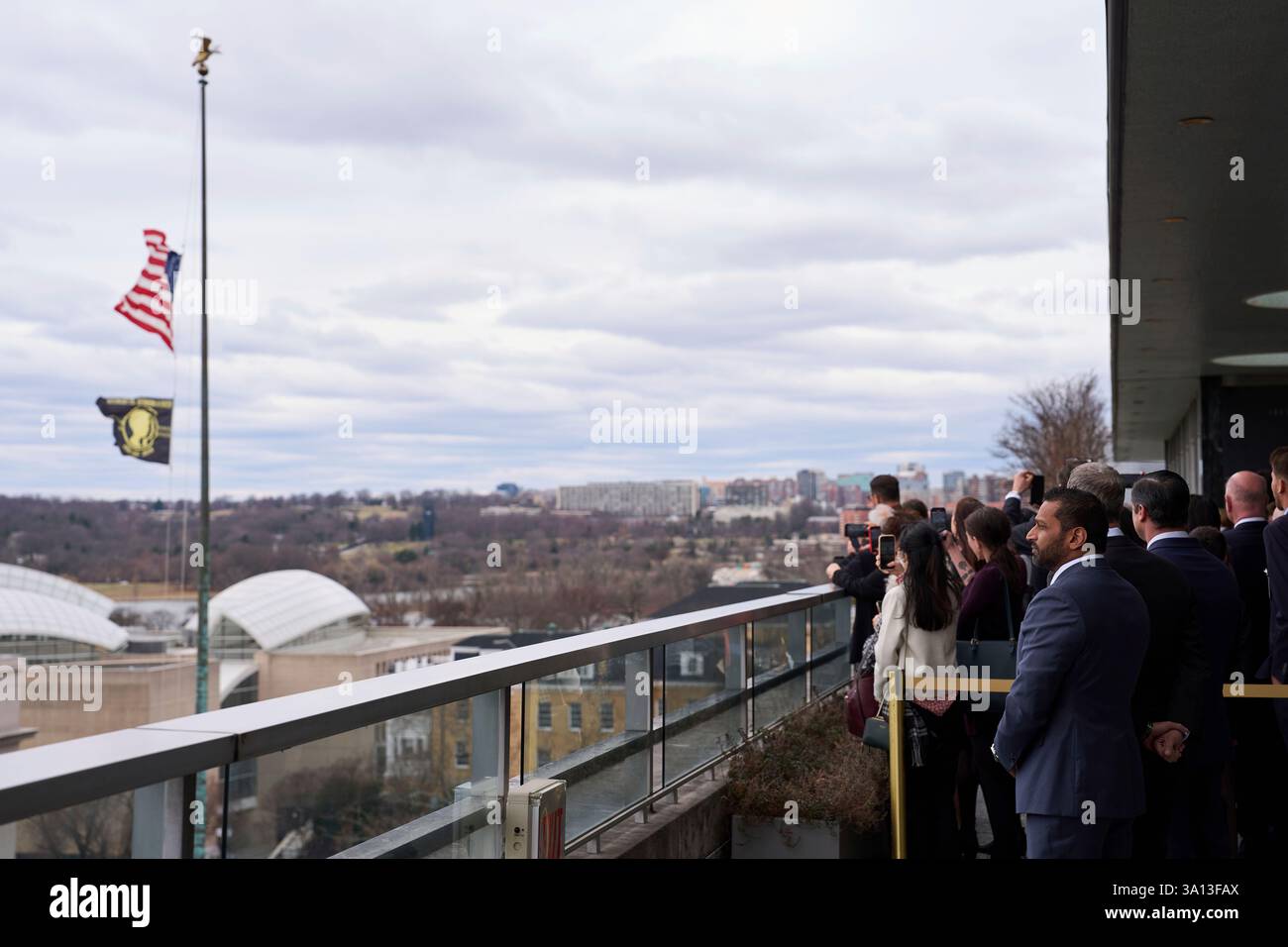 FBI Director Kash Patel watches as the Hostage and Wrongful Detainee ...