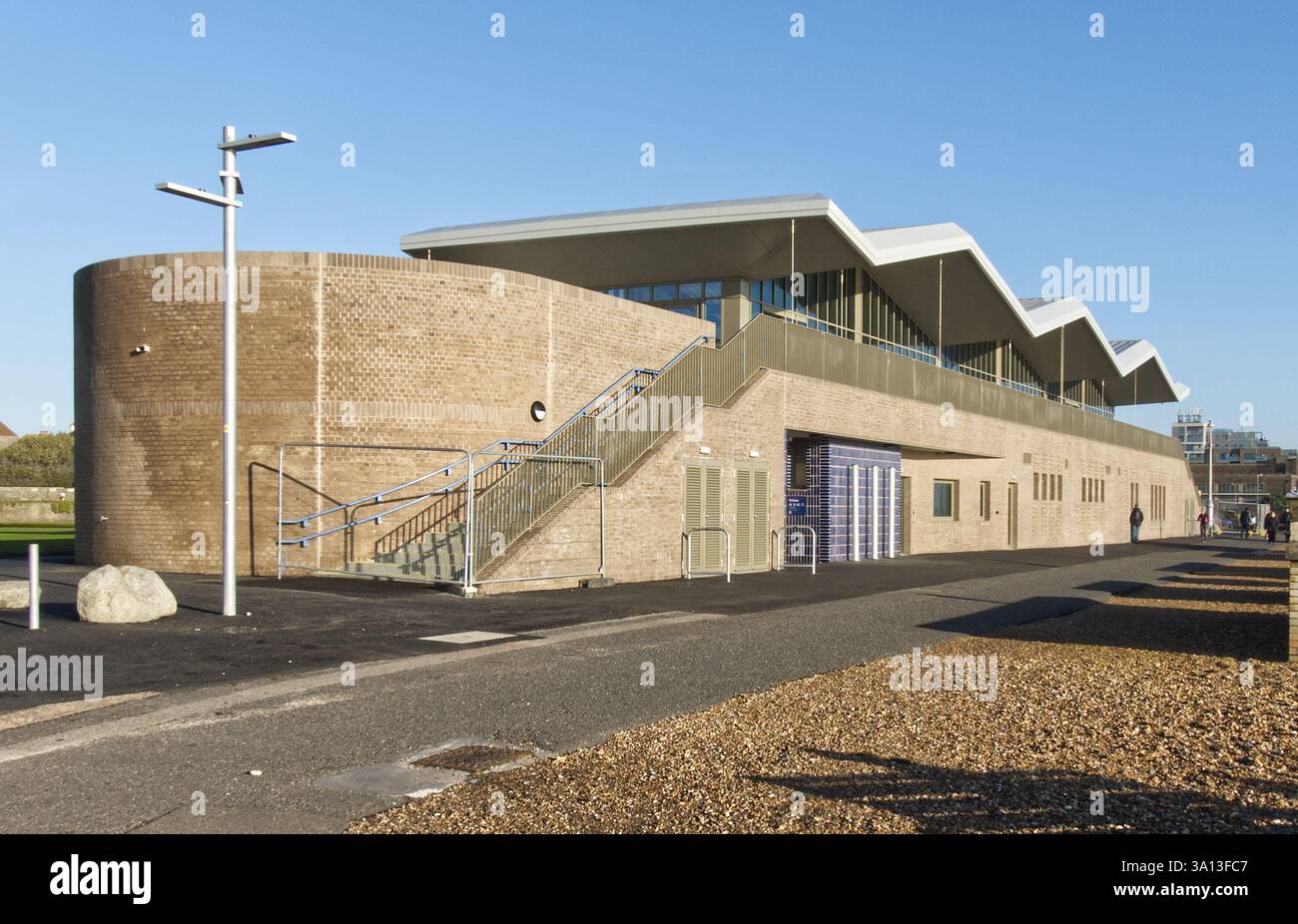 New sports centre building for Lawn Bowls on seafront at Hove, Brighton ...