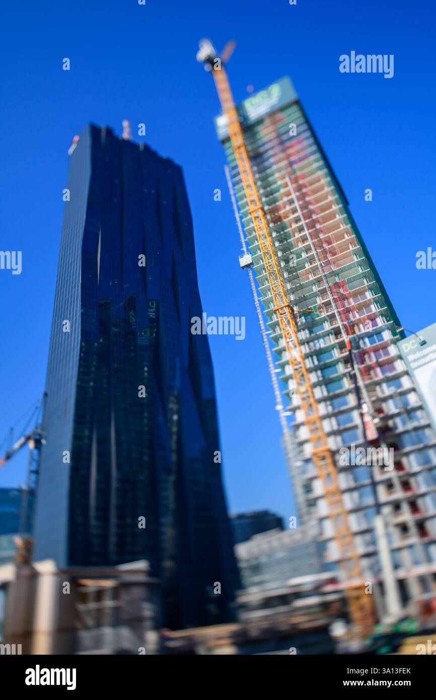 vienna, austria, 05 march 2025, view of the construction site of dc ...