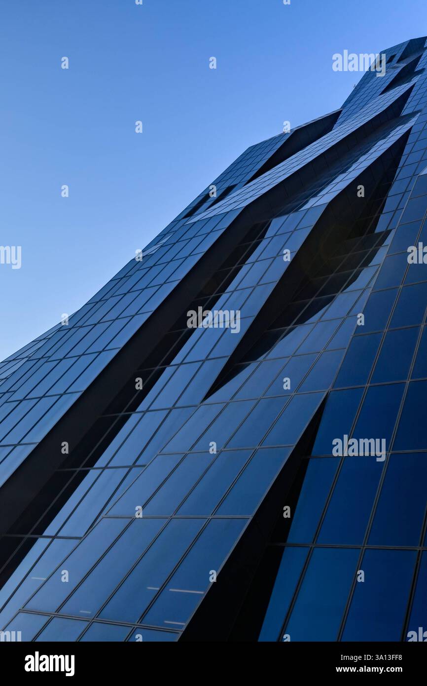 vienna, austria, 05 march 2025, detail of the high rise building dc ...