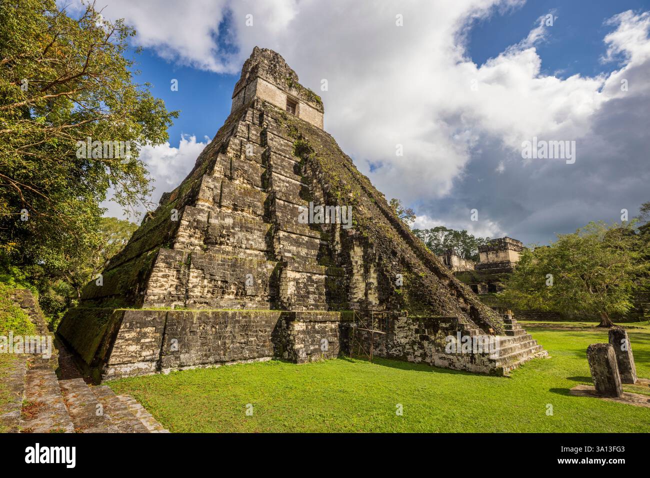 The Mayan Temple I at Tikal National Park, Guatemala, Central America Stock Photo - Alamy