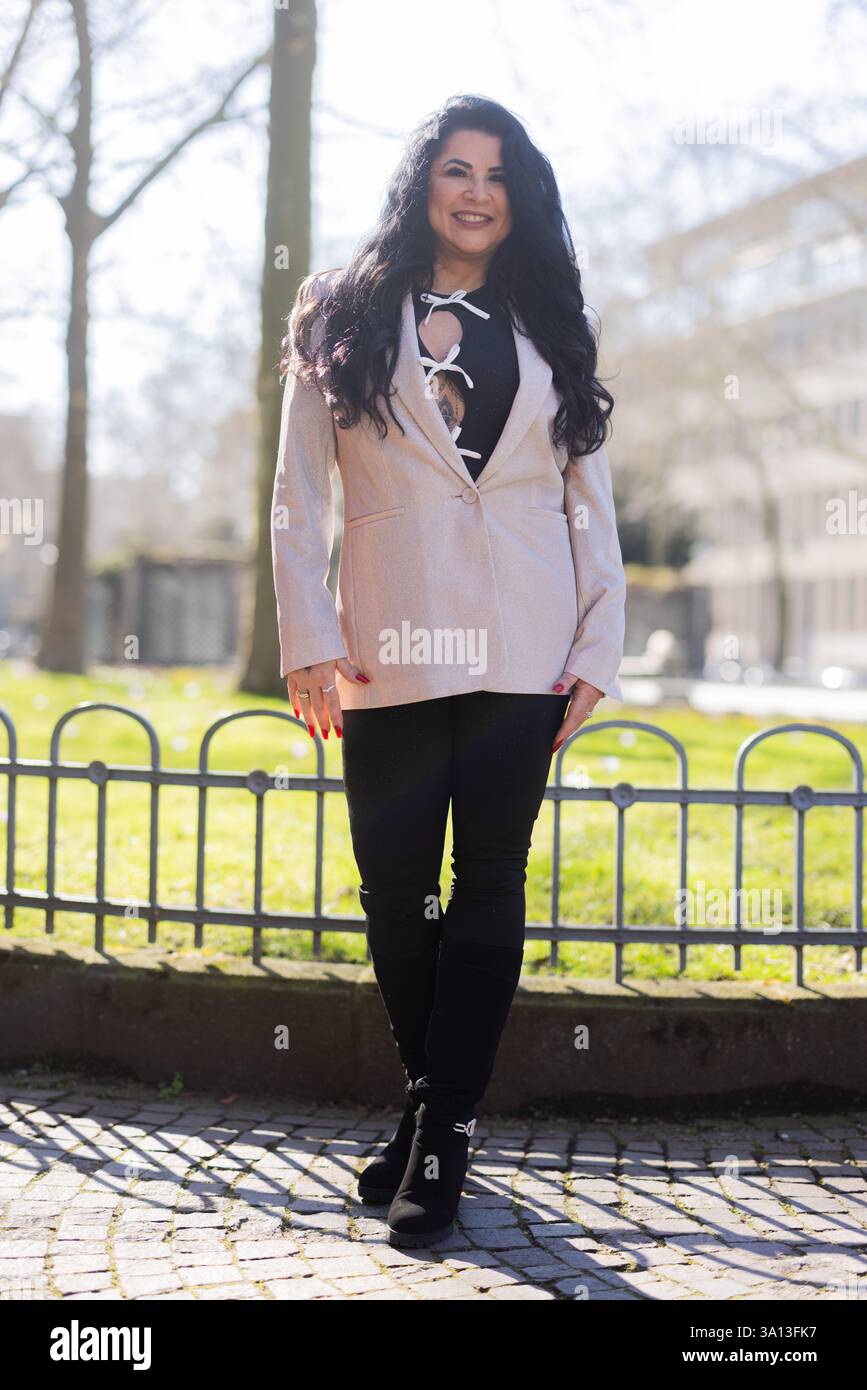 Cologne, Germany. 06th Mar, 2025. Iris Klein comes to the screening of the RTLZwei reality TV ...