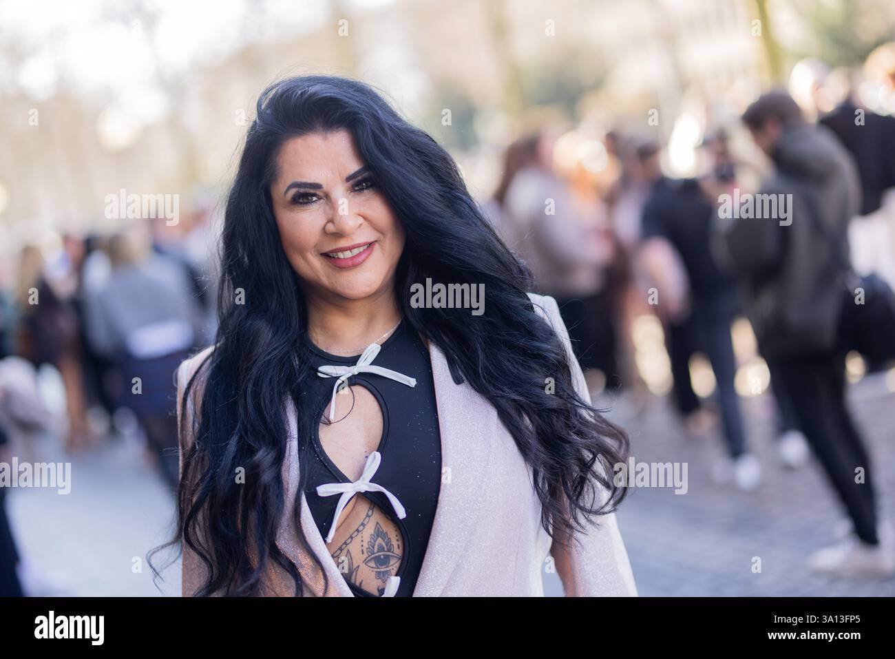 Cologne, Germany. 06th Mar, 2025. Iris Klein comes to the screening of the RTLZwei reality TV ...