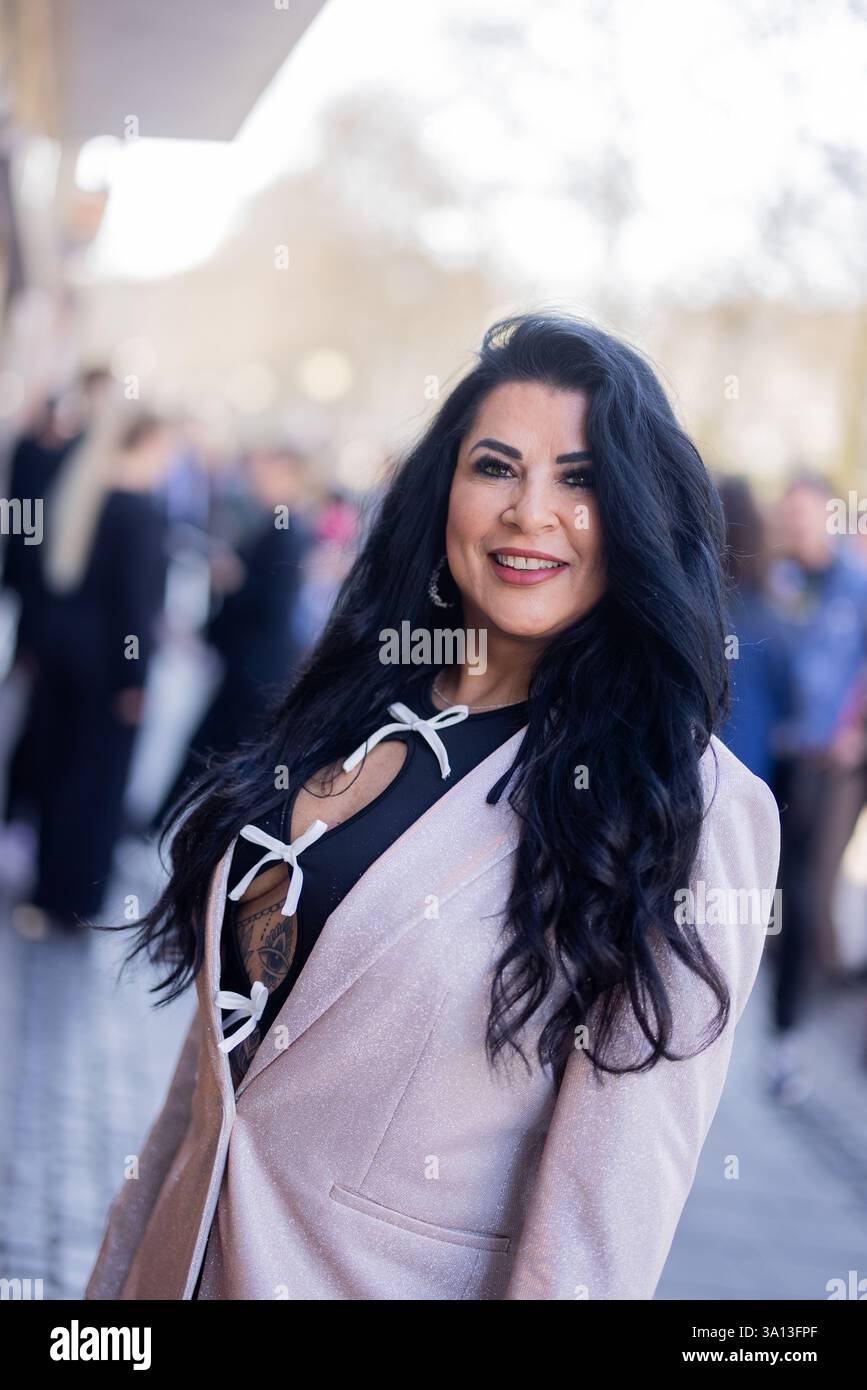 Cologne, Germany. 06th Mar, 2025. Iris Klein comes to the screening of the RTLZwei reality TV ...